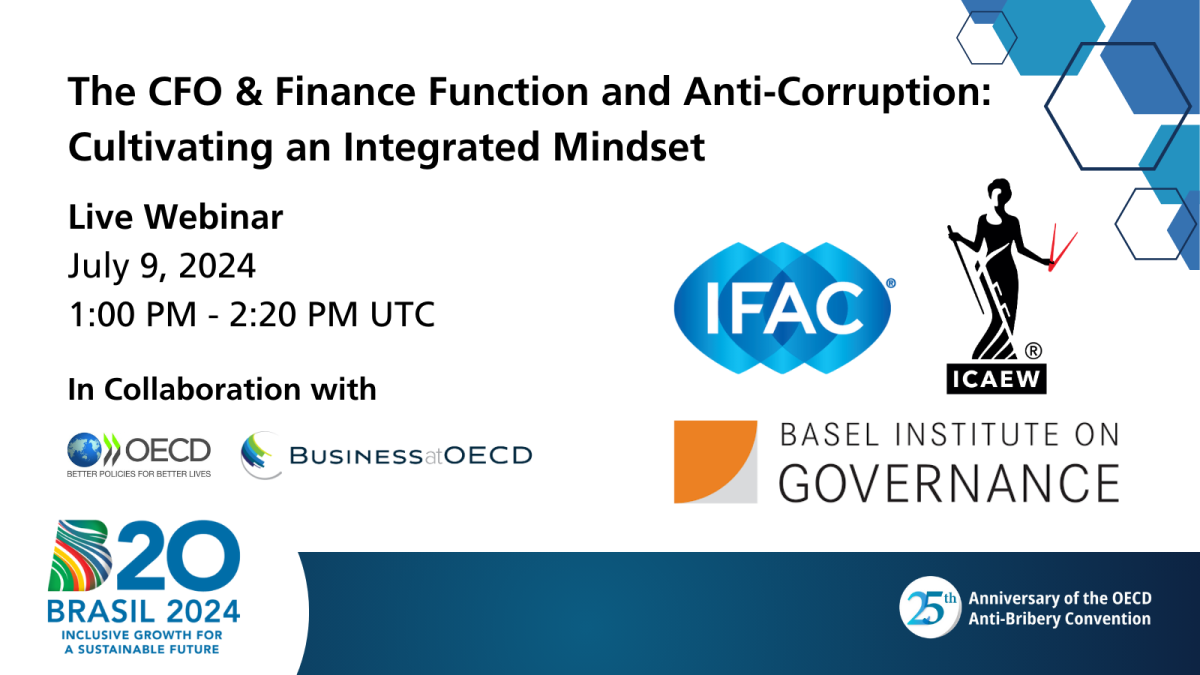 The CFO & Finance Function and Anti-Corruption: Cultivating an ...